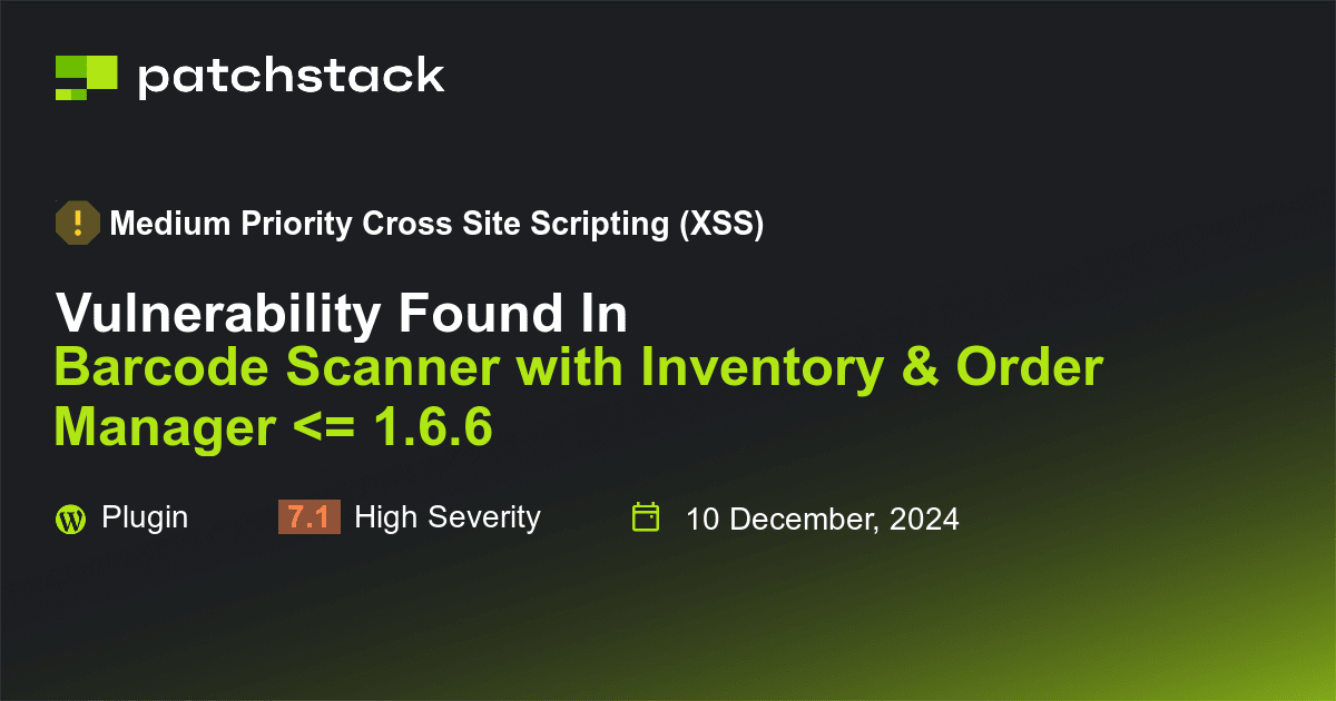 WordPress Barcode Scanner and Inventory manager plugin